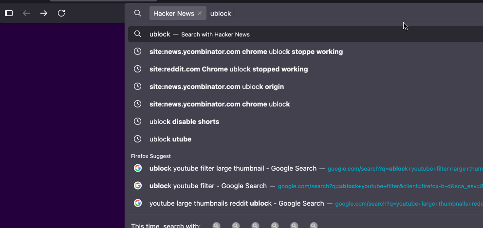 How to Replicate DuckDuckGo Bangs in Firefox